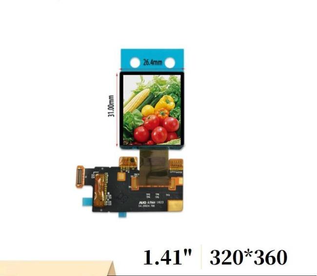 1.41 inch AMOLED display front view