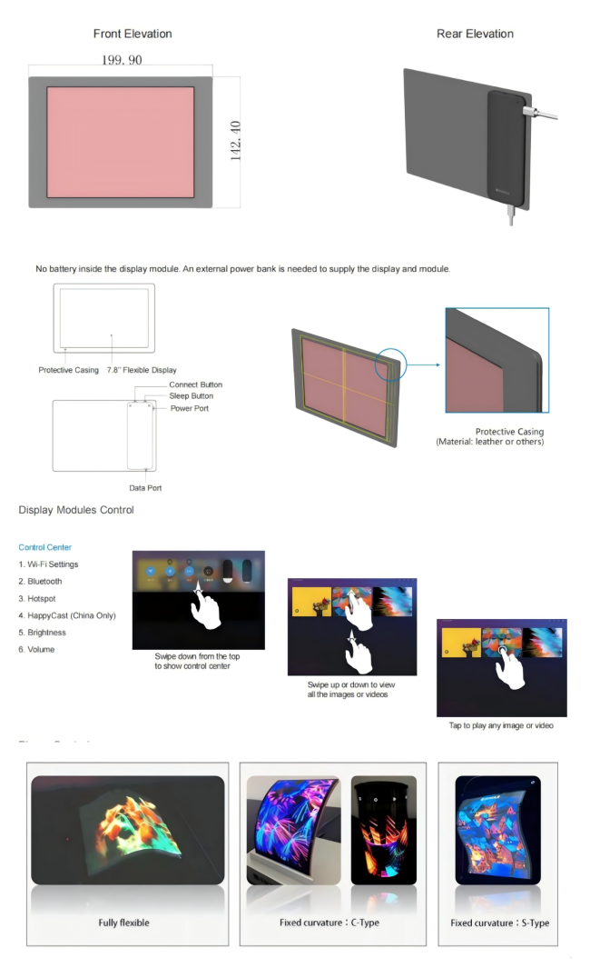 OLED display pin definition diagram