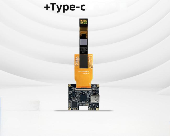 Micro OLED display close-up