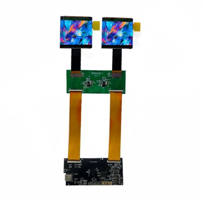 Close-up of 1.89 inch AMOLED display module