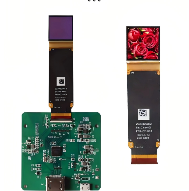 Micro OLED display technical diagram