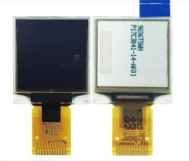 Side view showing display thickness