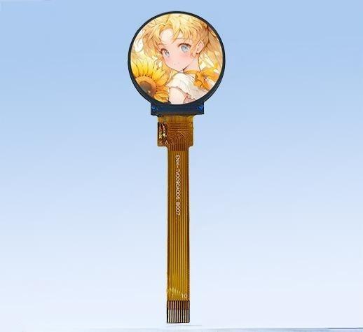 0.9-inch TFT LCD display with components