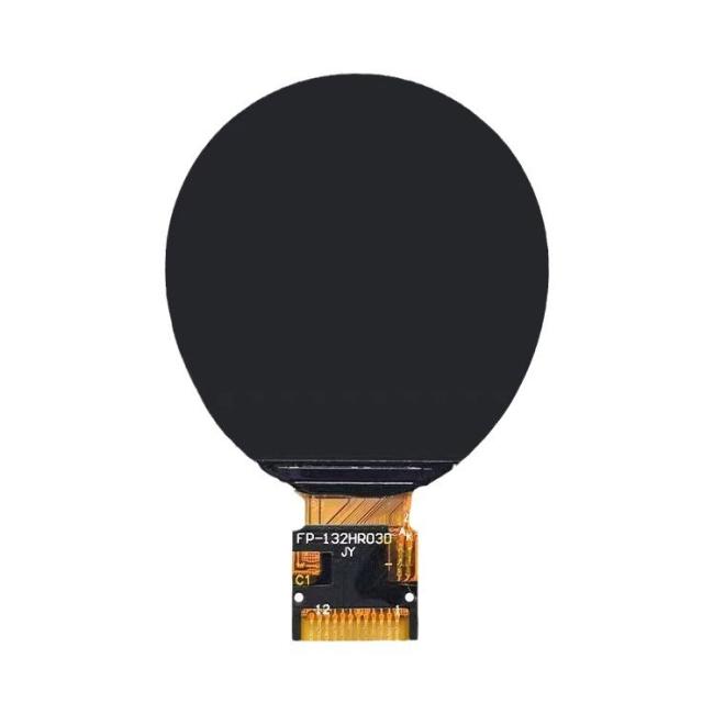 1.32-inch round TFT LCD display with measurement