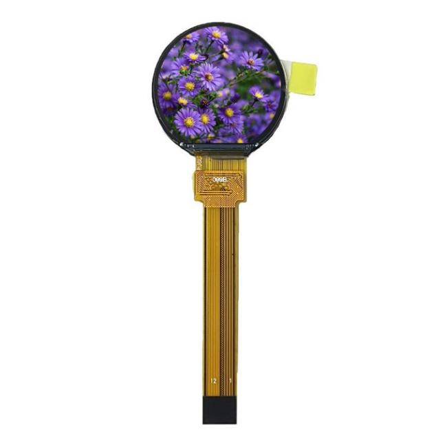 0.99-inch round TFT display close-up view