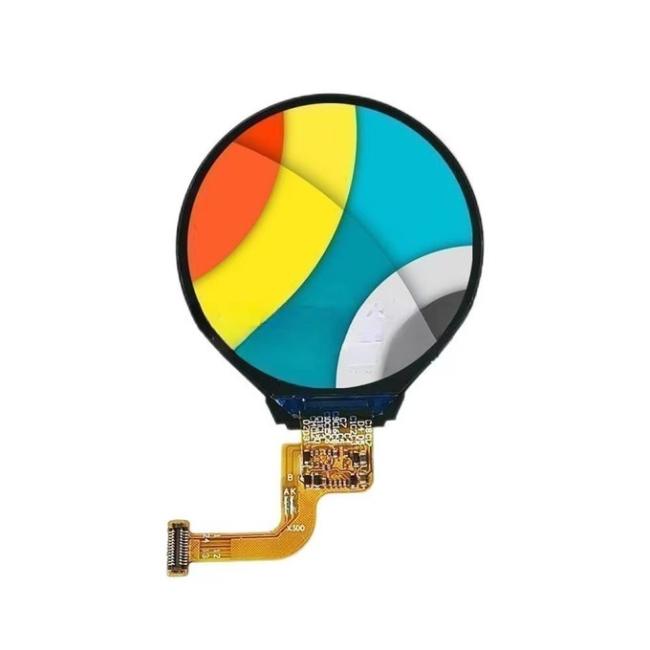 1.5 inch circular TFT display front view
