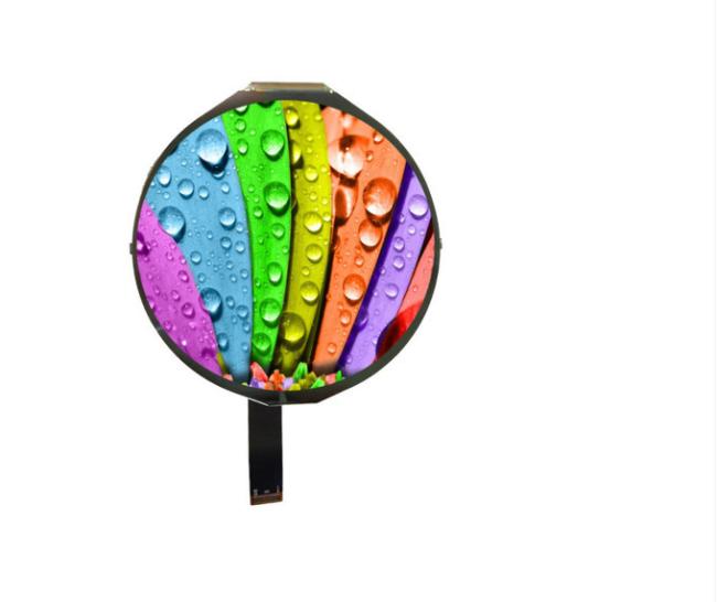 5-inch round TFT LCD screen side view