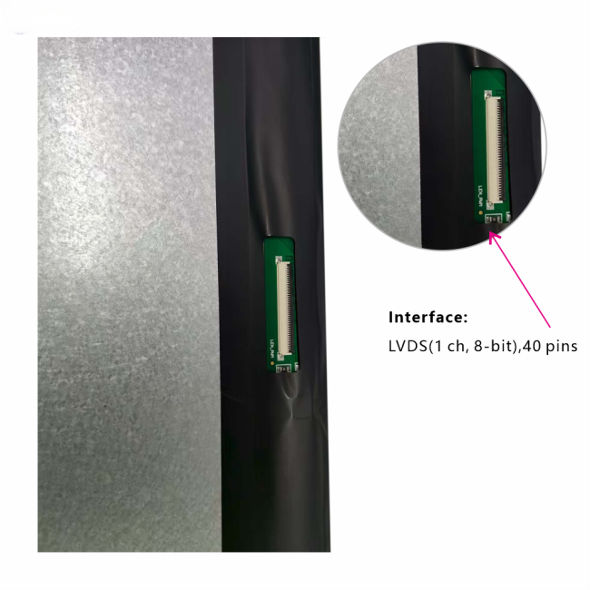 12.1-inch industrial display back view