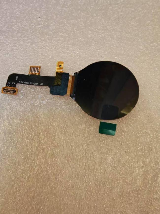1.2 inch round TFT display side view