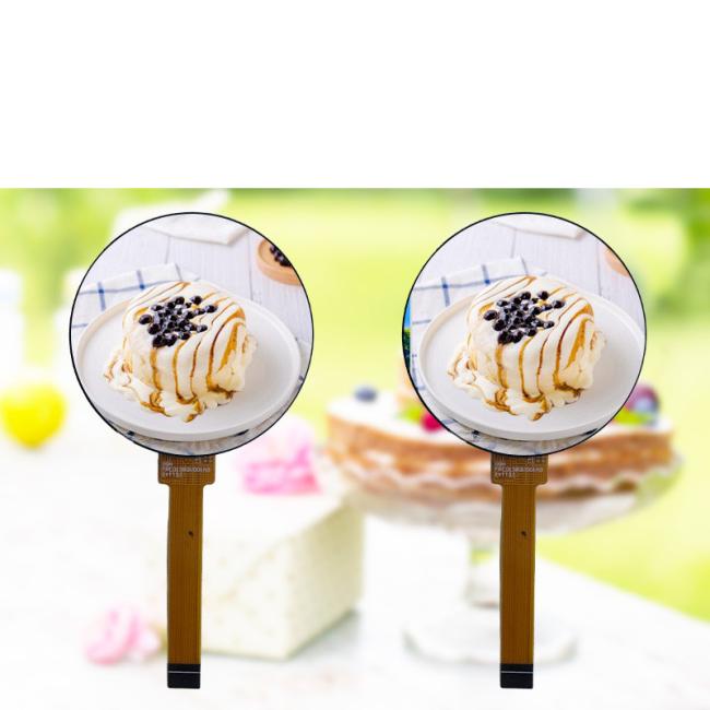 1.38 inch round TFT display front view