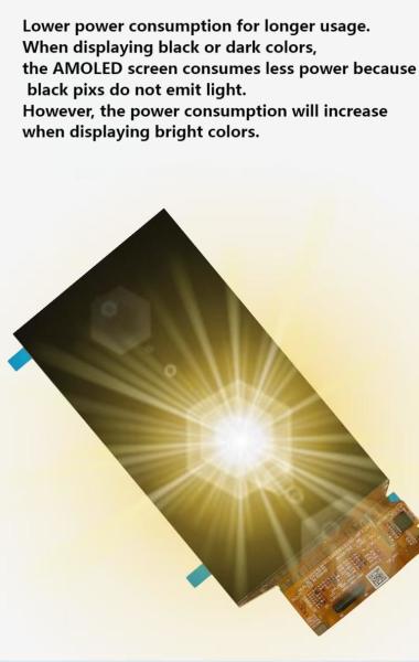 Quality Ultra Clear 5.48 inch AMOLED Outdoor - Visible Display: 1080*1920 Resolution, for sale