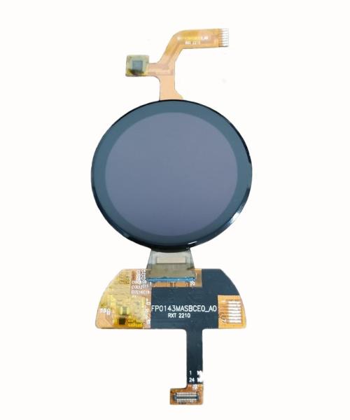 Quality 1.43 Inch Round Oled Screen 466x466 Resolution 24 Pin QSPI Interface 400 Cd/M2 for sale