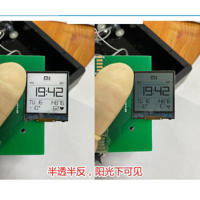 China 1.28 Inch Transflective Color Tft Transflective LCD Display 176*176 Dots SPI Interface 100c/D for sale