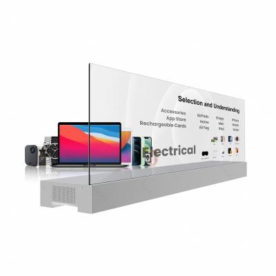 China 48 Inch 1920*540 Resolution Transparent Amoled Display Transparent Oled Screen Arduino for sale
