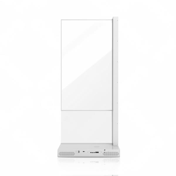 Quality 55 Inch OLED Transparent Screen See Through Oled Display Floor Standing L Model for sale