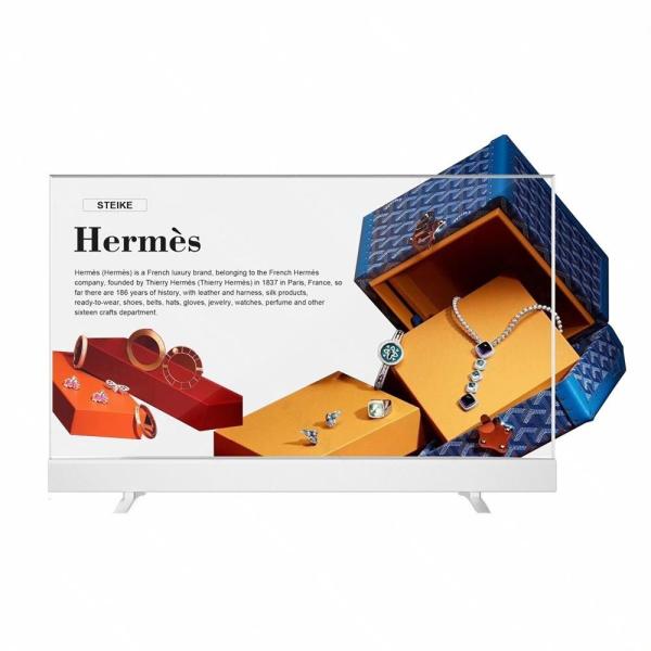 Quality 55 Inch Transparent Oled Display 4K High Definition Touch Interaction for sale