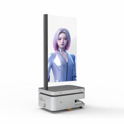 China AI Digital 55 Inch See Through Oled Screen Human Body Screen Suitable For Commercial Display for sale