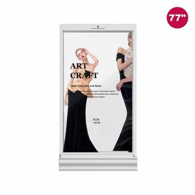 China 77 Inch Giant Transparent Oled Display Arduino Intelligent Interaction For Government Affairs for sale