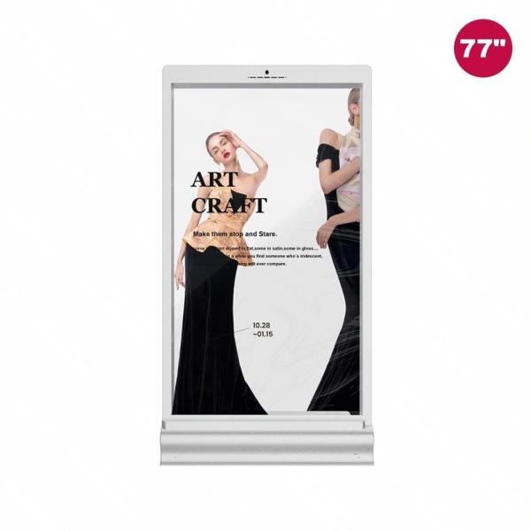 Quality 77 Inch Giant Transparent Oled Display Arduino Intelligent Interaction For for sale