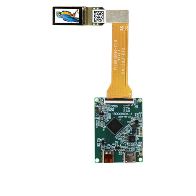 0.49 inch Micro OLED display with testing board