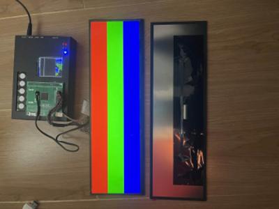 China 14.5 inch incell touch  bar type TFT module  2560RGB(H)×720(V) dots LVDS interface  350C/d for sale