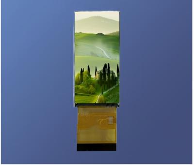 China 2.35 Inch Bar Type Tft Lcd 222*480 Resolution MIPI/RGB/SPI  Interface 500c/D Brightness for sale