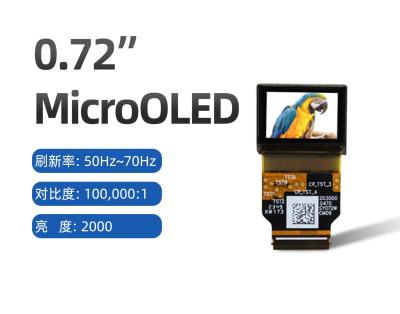 China 0.72 Inch Full Color Micro Oled Screen 4k Oled Microdisplay 1920*1200 for sale