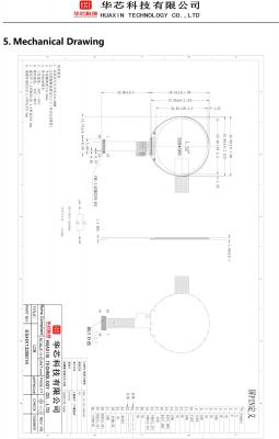 China 1.32 inch round TFT display 360x360 dots ,QSPI   interface driving IC GC9C01,250c/d for sale