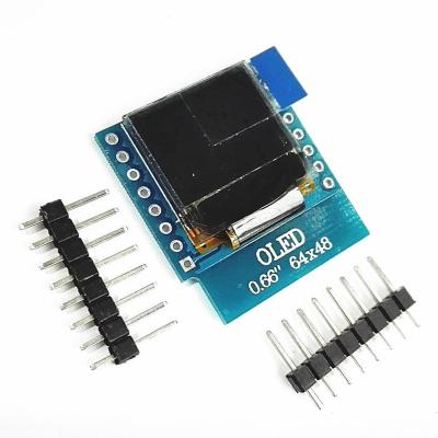 China 0.66 inch OLED with PCB 64x48 dots SPI/IIC  interface  driving IC  ssd1306 for sale