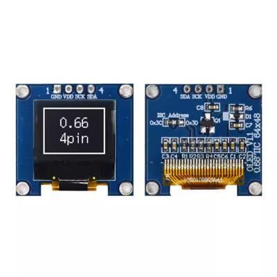 Cina 0.66 pollici OLED con PCB 64x48 punti interfaccia SPI/IIC guida IC ssd1306 in vendita
