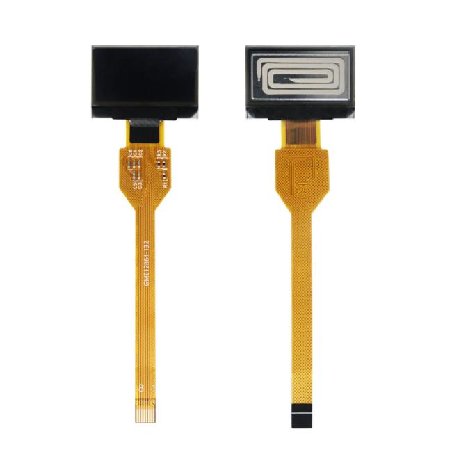 Side view of 0.96 inch PMOLED display