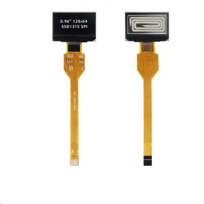 China 0.96 inch PMOLED display 128X64 dots  8PINS SPI  interface driving IC SSD1315 for sale