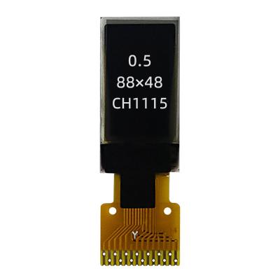 China 0.5 inch WHITE /BLUE PMOLED display  88X48 dots  IIC  interface driving IC CH1115 for sale