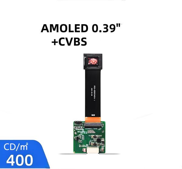 Quality 0.39 Inch Monochrome Micro OLED Display CVBS Interface 1024*768 400cd/M² for sale