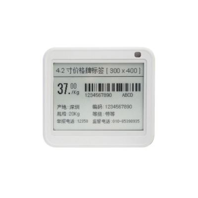 China 4.2 Inch E Paper Display Black/White/Red 400X300 I2C Interface Free View Angle for sale