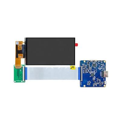 China 5.5 Inch VR LCD Display 2160×3840 60 Pins MIPI Interface 100c/D Brightness for sale
