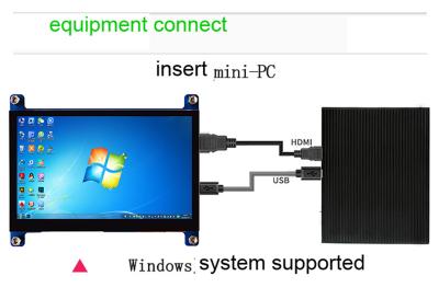 China 800X480 4.3 Inch Tft Display Tft Lcd Touch Screen HDMI Interface 400c/D Brightness for sale