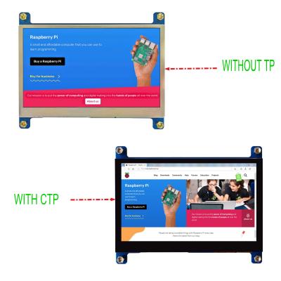 China 800X480 4.3 Inch Tft Display Tft Lcd Touch Screen HDMI Interface 400c/D Brightness for sale