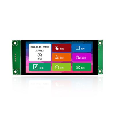 3.4 Inch Serial Port Screen 412x960 Uart Interface 300c/D Brightness