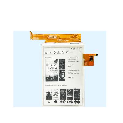 China 6  inch  white/black  E-paper display with touch panel   758*1024  dots  8bit(EPD) +I2C(CTP) interface for sale