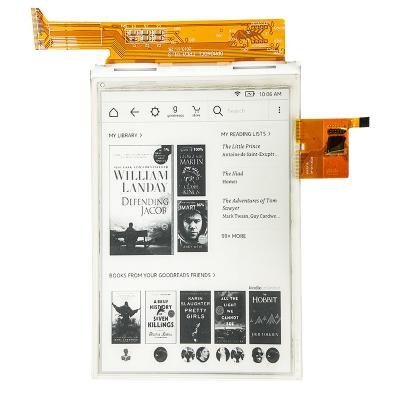 China 6  inch  white/black  E-paper display with touch panel   758*1024  dots  8bit(EPD) +I2C(CTP) interface for sale