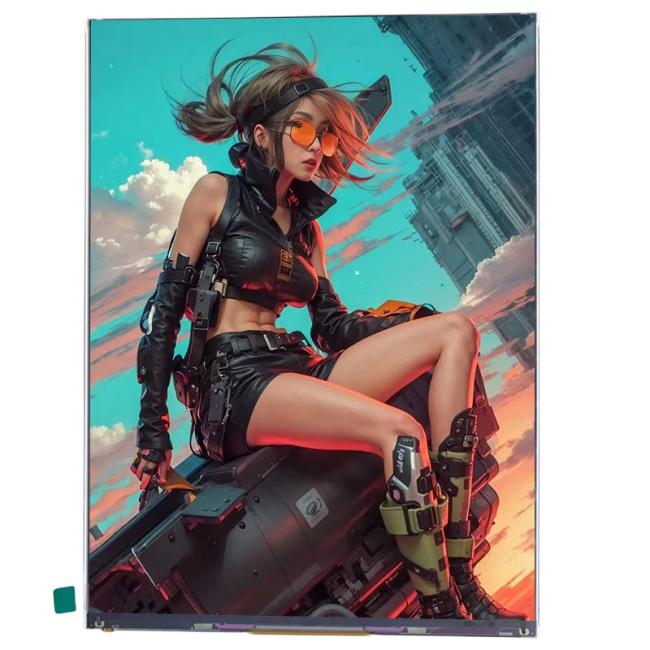 8.9 inch TFT display side view