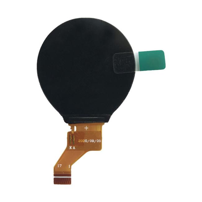 1.09 inch round TFT display front view