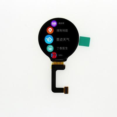 China 1.3 Inch Round TFT Display 240x240 Resolution 24 pins MCU Interface Driving IC GC9A01 300C/D brightness for sale