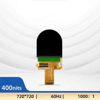 China Pantalla de 1.25 pulgadas | RGB a todo color 720×720 Conexión directa de 30 pines 400 nits 60Hz especial para pulseras inteligentes / contadores industriales No requiere adaptador Dinámica suave en venta