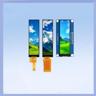 China 2.25-inch TFT LCD color screen | 76×284 long strip resolution, ST7789 driver, serial port screen, dedicated for industrial equipment status bars, easy to install in narrow spaces, stable display for sale