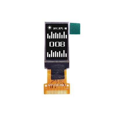 China 0.77  inch white  PMOLED display 128*64  dots 13PINS  SPI  interface driving IC SSD1312 for sale