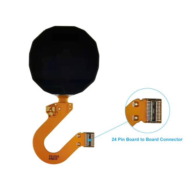 1.19 inch round TFT display angled view