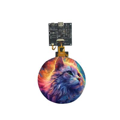 China 4-Inch Round LCD Display for Car Dashboard | 720×720 High Resolution, 1200 Nits Outdoor High Brightness, Sunlight Readable for Automotive Instrument Panels for sale