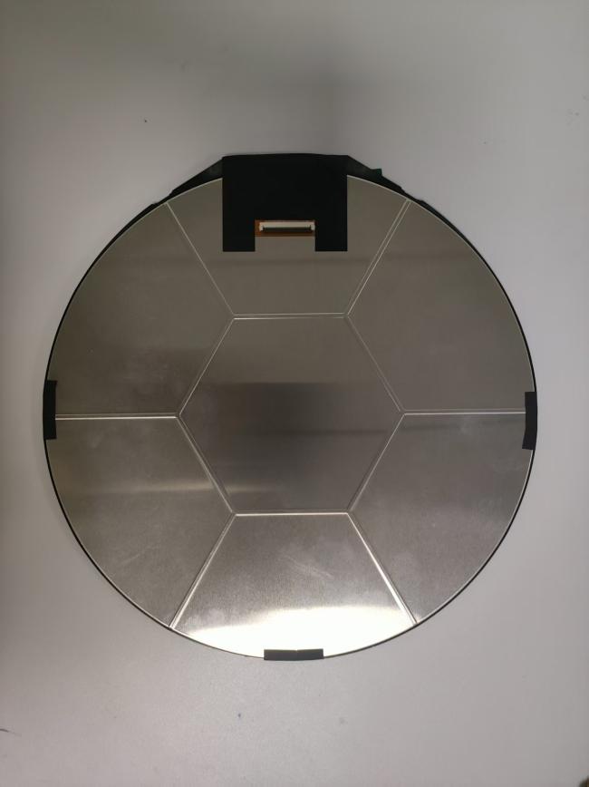 8.2 inch round TFT display side view